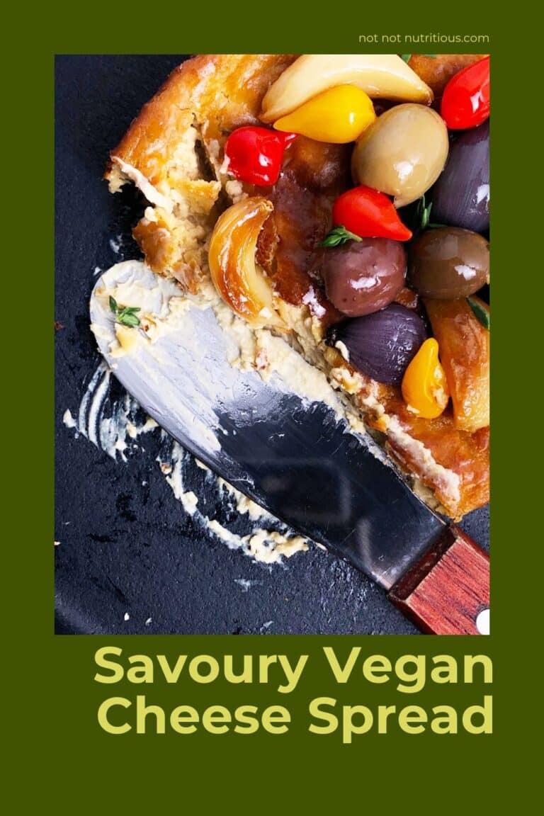 Savoury Vegan Cheese Spread - not not nutritious